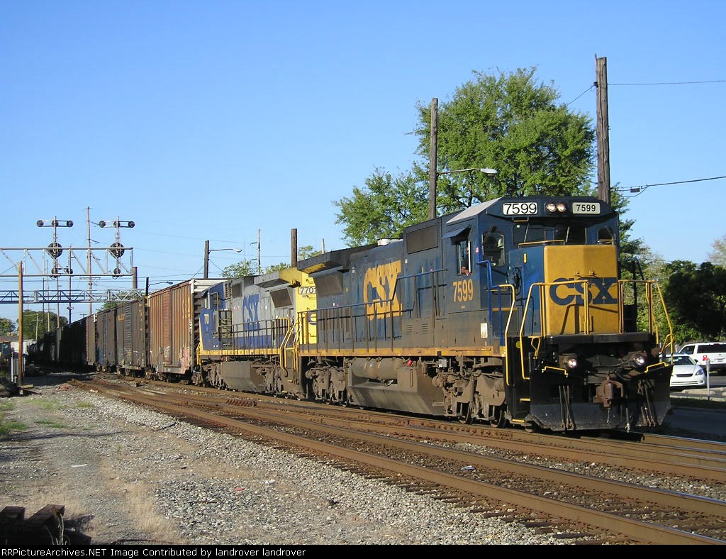 CSXT 7599 On CSX Q 507 Southbound